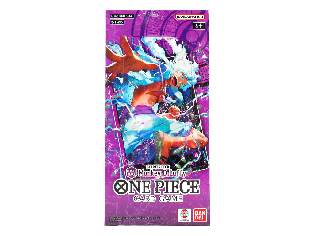 One Piece TCG PURPLE/BLACK Monkey.D.Luffy (ST-26) Starter Deck – Dave & Adam's Europe