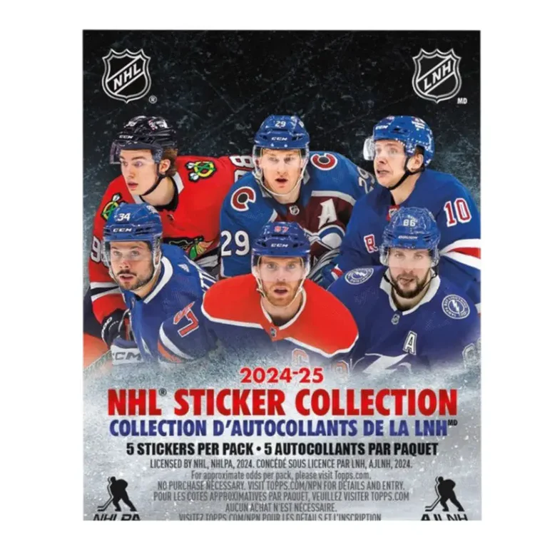 2024/25 Topps NHL Hockey Sticker Collection Album – Dave & Adam's Europe