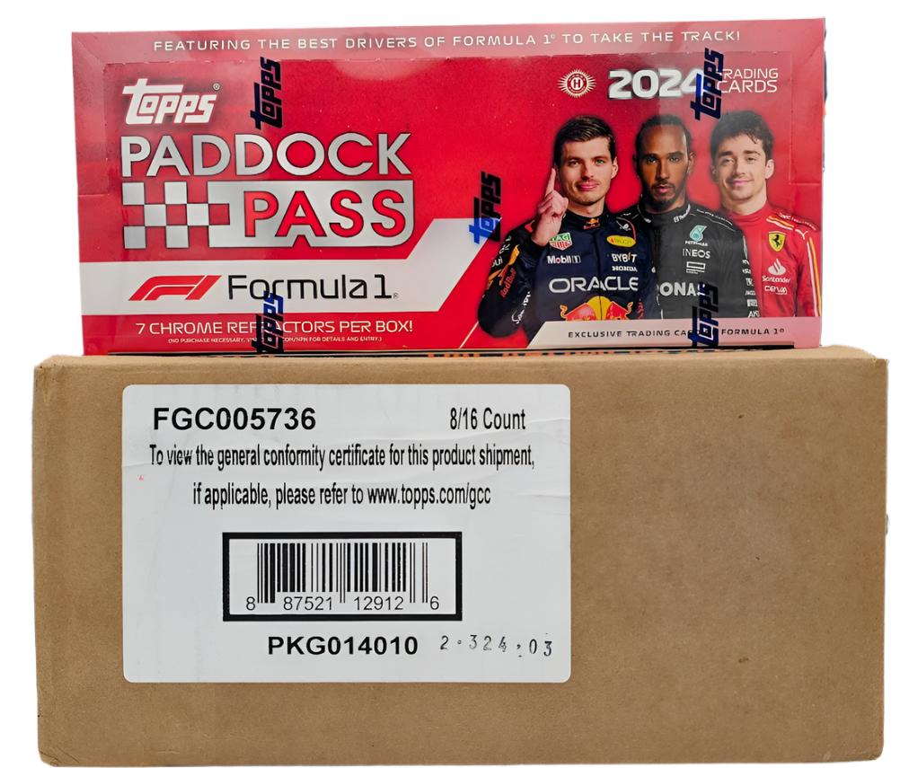 2024 Topps Paddock Pass F1 Formula 1 Hobby – Dave & Adam's Europe