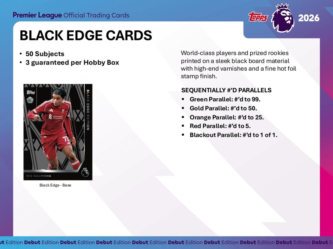 2025/26 Topps Premier League EPL Soccer Hobby – Dave & Adam's Europe