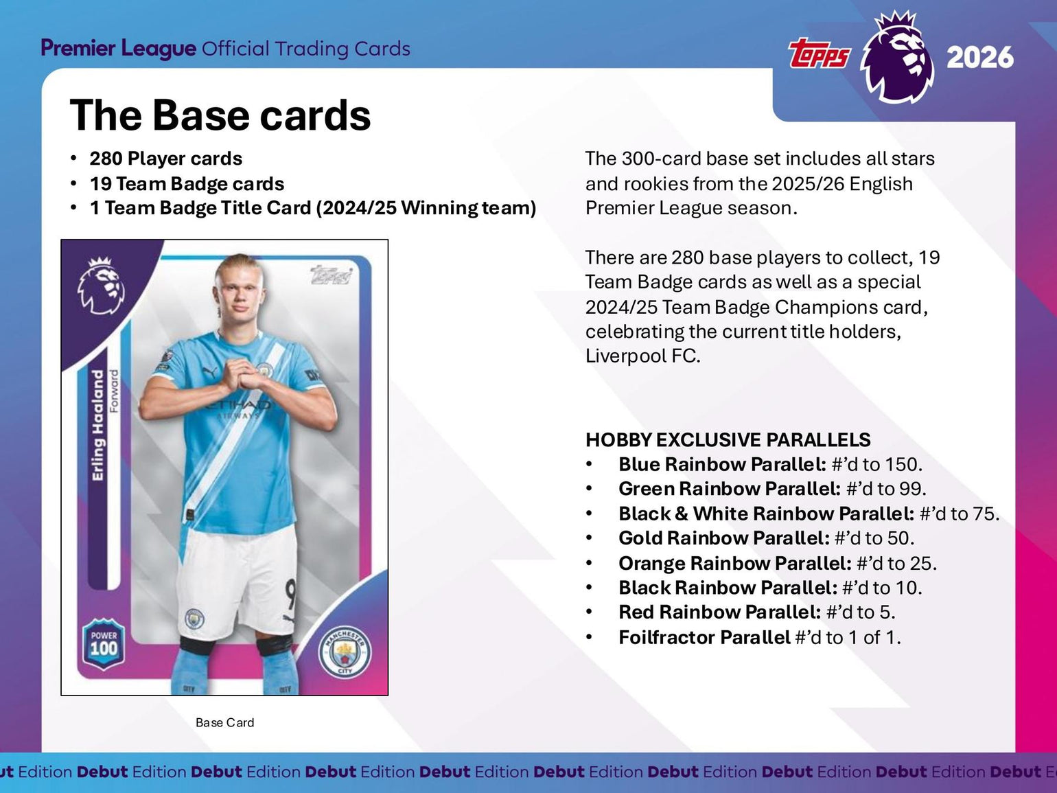 2025/26 Topps Premier League EPL Soccer Hobby – Dave & Adam's Europe
