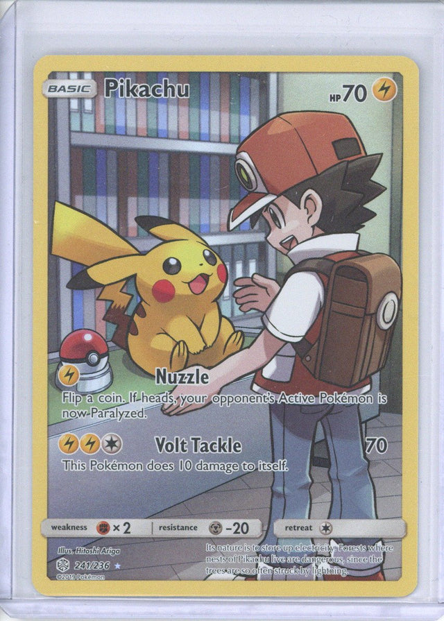 2019 Pokemon Cosmic Eclipse Pikachu Secret 241/236 – Dave & Adam's Europe