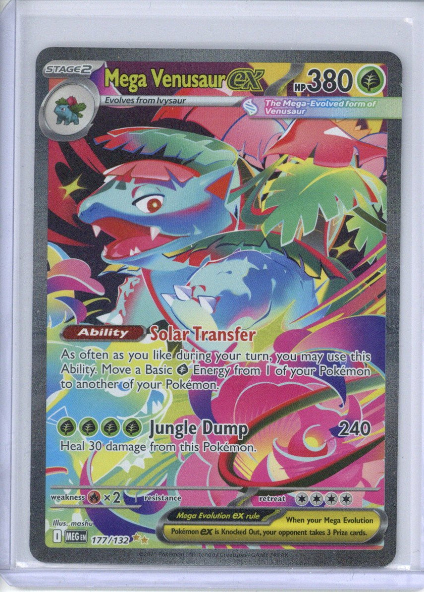 Pokemon ME01: Mega Evolution Mega Venusaur ex - 177/132 Near Mint ...