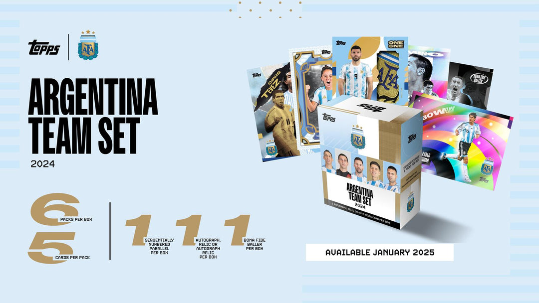 2024/25 Topps Argentina Soccer Team Set – Dave & Adam's Europe