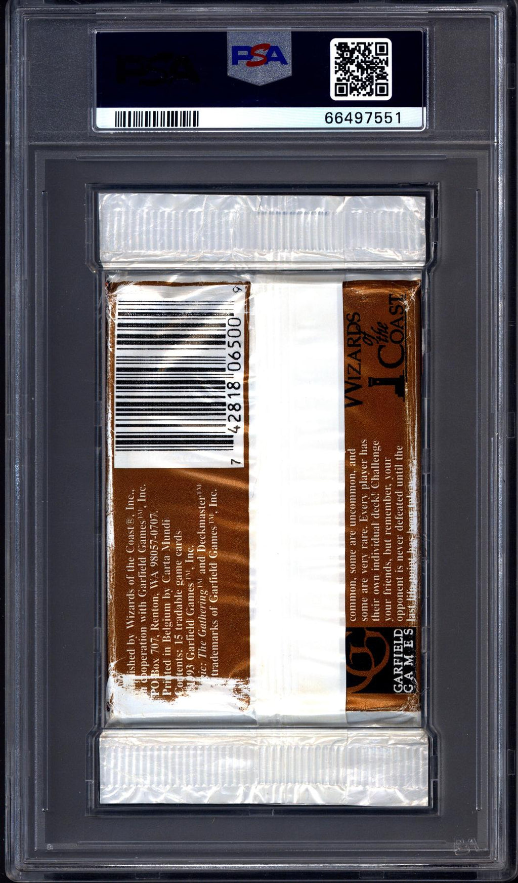 Magic the Gathering Alpha Booster Pack PSA Authenticated Signed Rome 2 ...